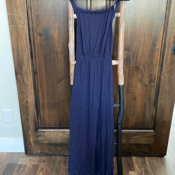 LOFT | Dresses | Nwt Blue Linen Maxi Dress Ann Taylor Loft | Poshmark